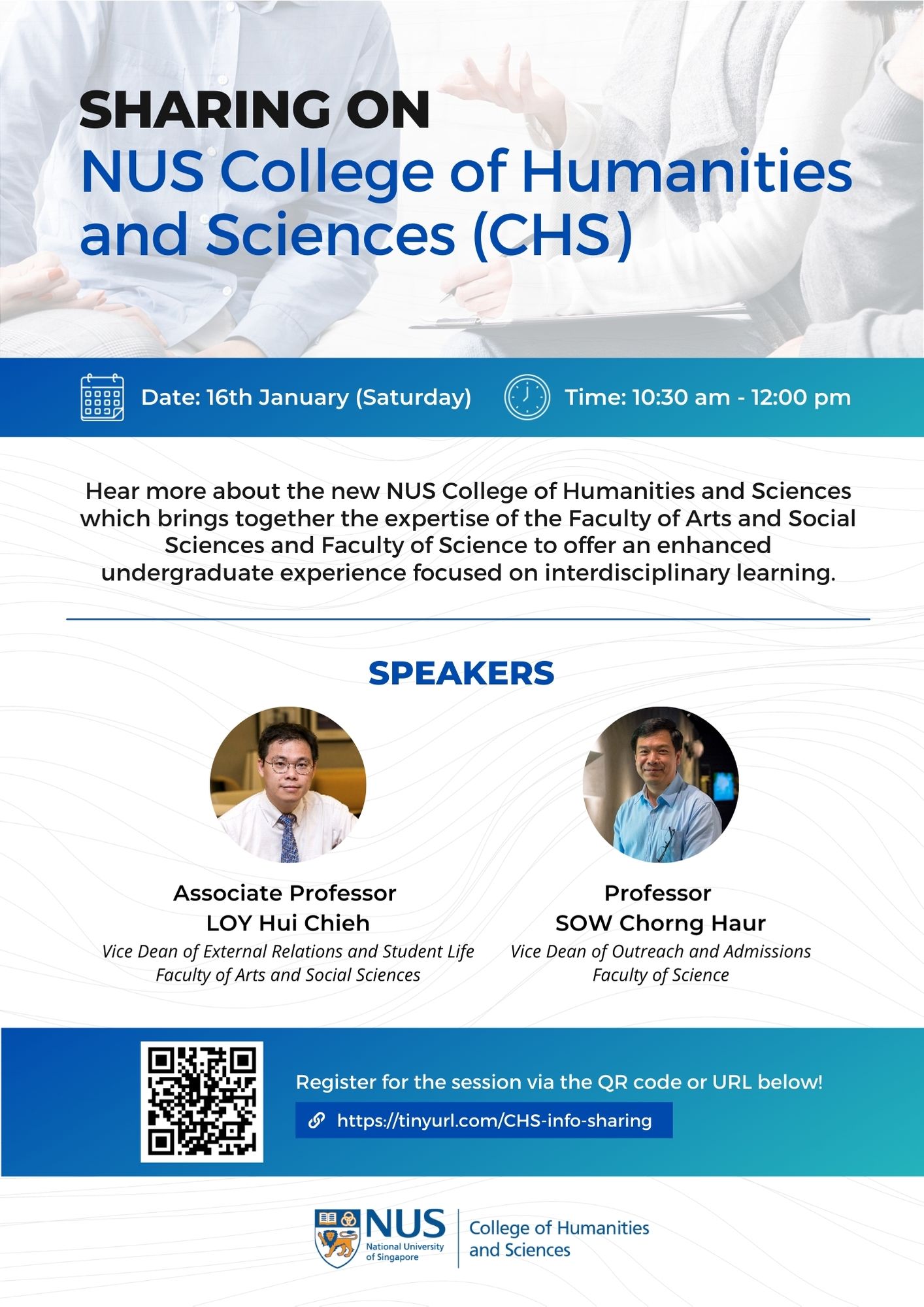 Sharing on NUS College of Humanities and Sciences (CHS) - NUS College ...